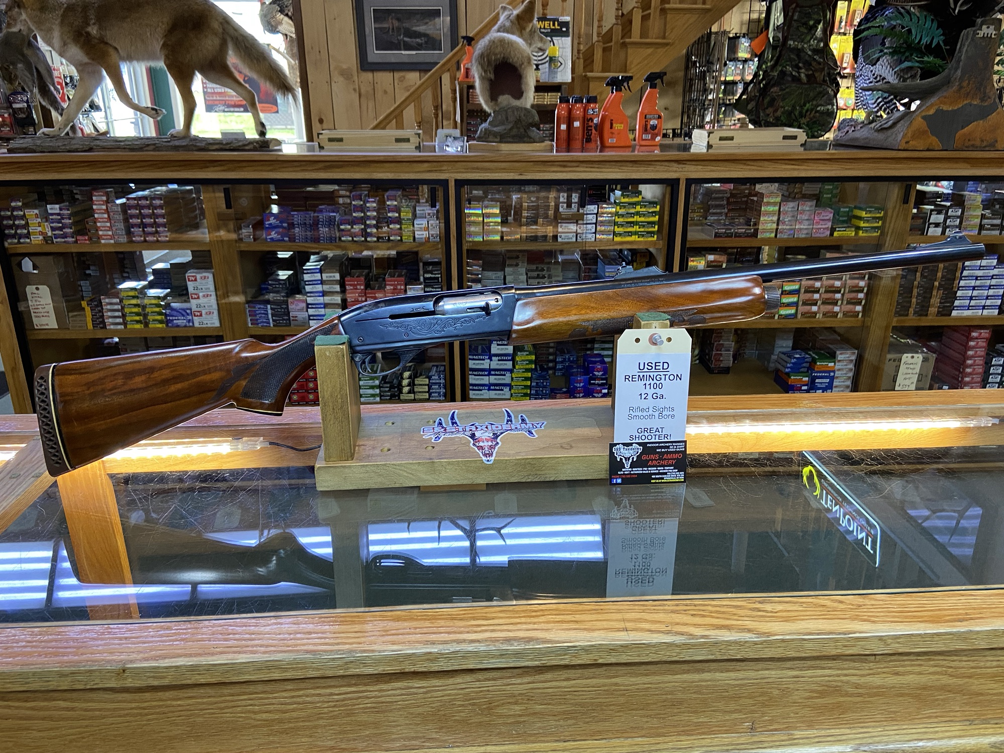 A Used Remington 1100 12ga and a Mint Condition Smith and Wesson SD9VE ...