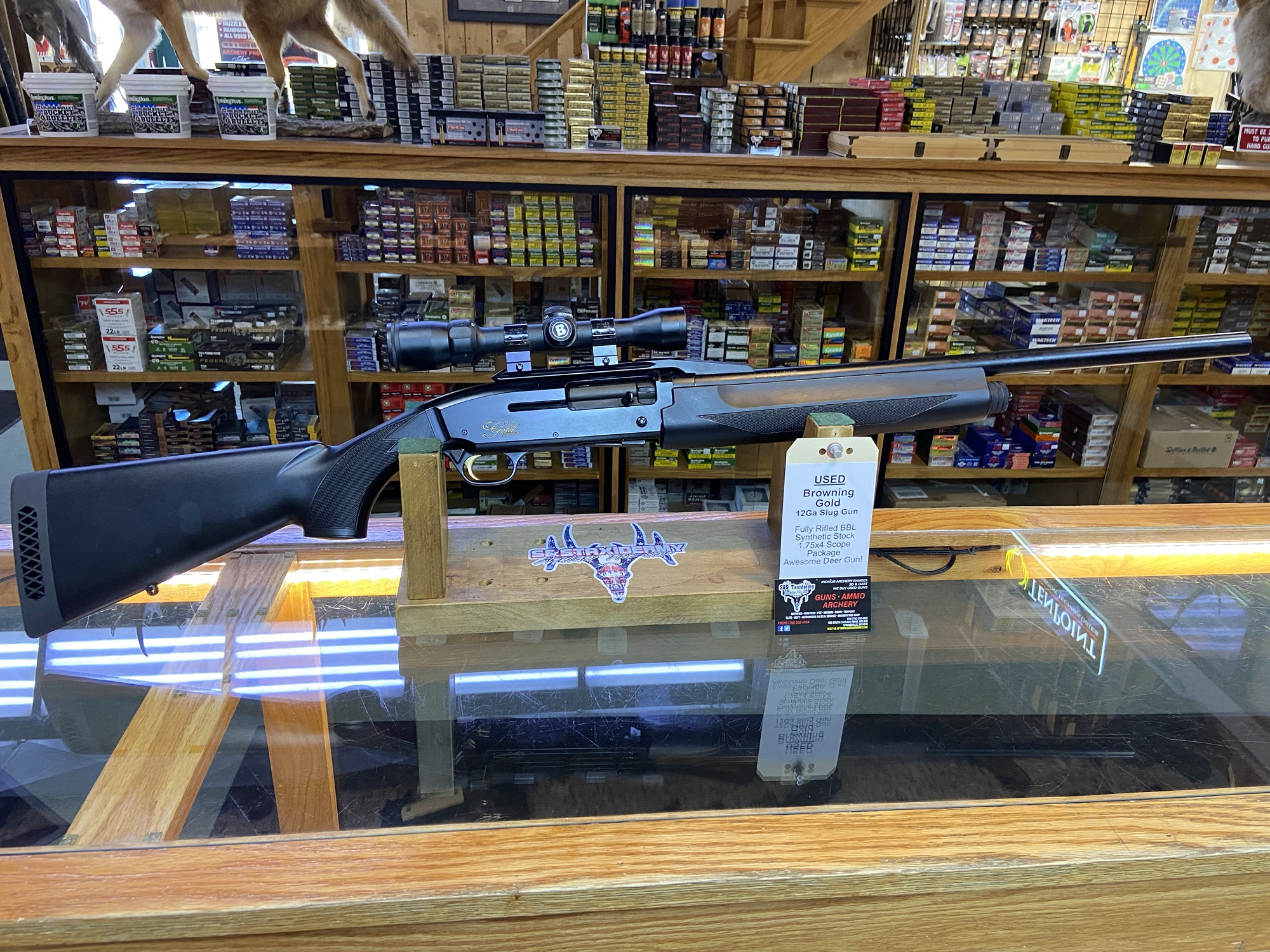 Here’s a GREAT GUN! A Browning Gold Hunter 12ga with a cantilever ...