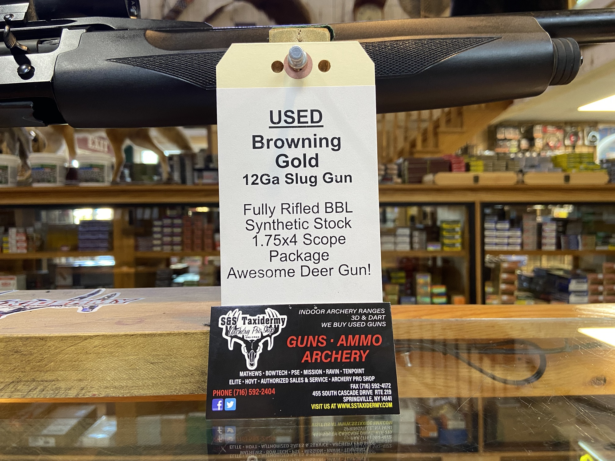 Here’s a GREAT GUN! A Browning Gold Hunter 12ga with a cantilever ...