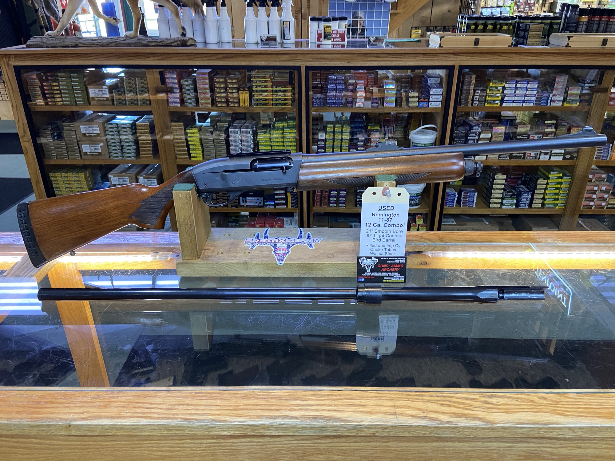 Check out this Combo! A Remington 11-87 with a 30” Bird Barrel and Slug ...