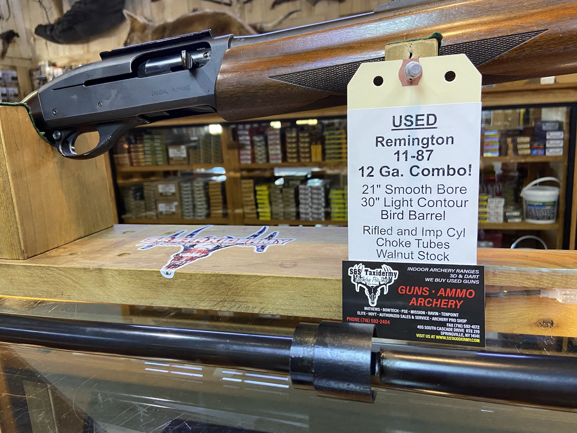 Check out this Combo! A Remington 11-87 with a 30” Bird Barrel and Slug ...