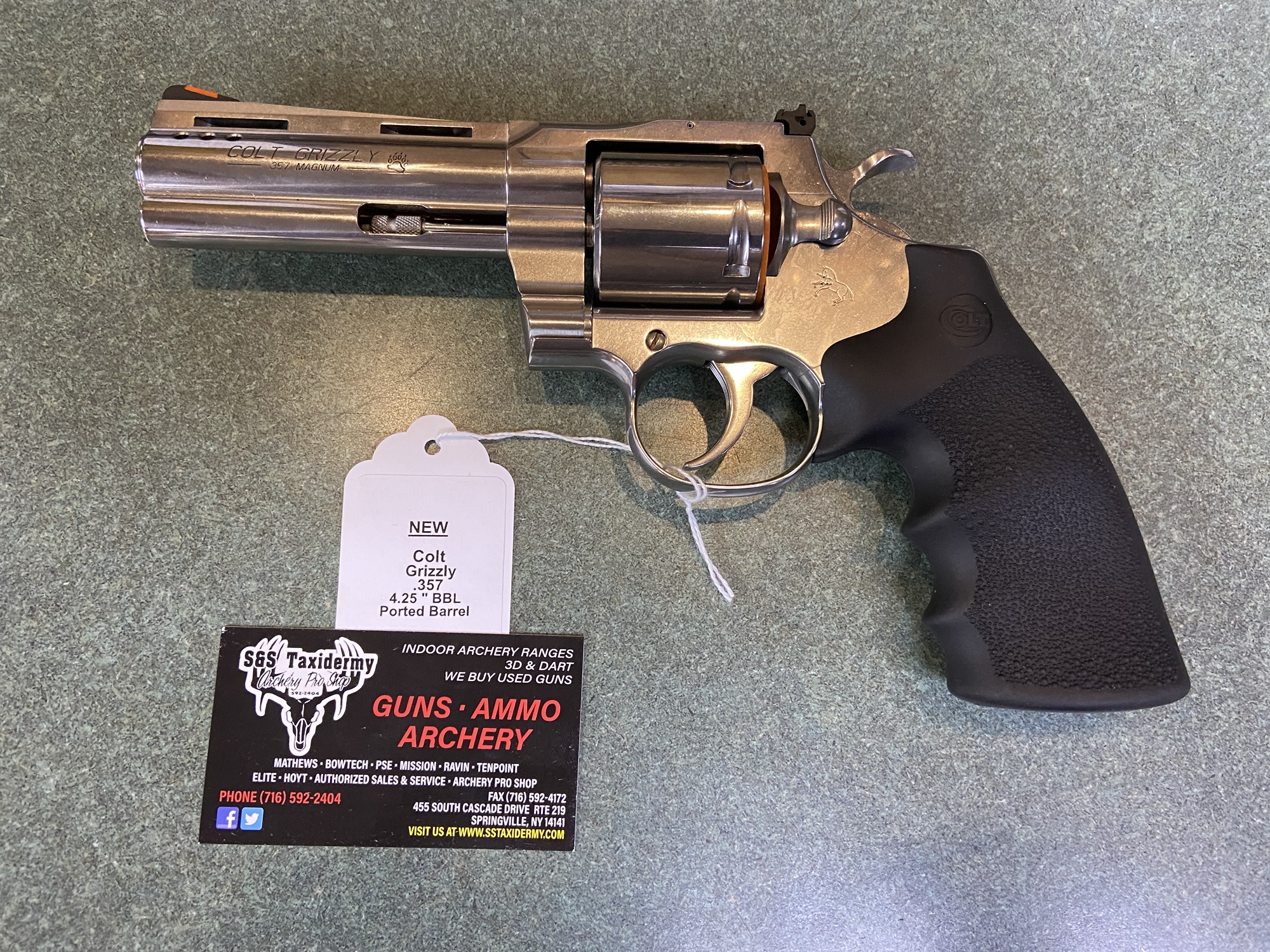 The brand new Colt Grizzly .357 mag and a used Mauser 98 are now IN ...
