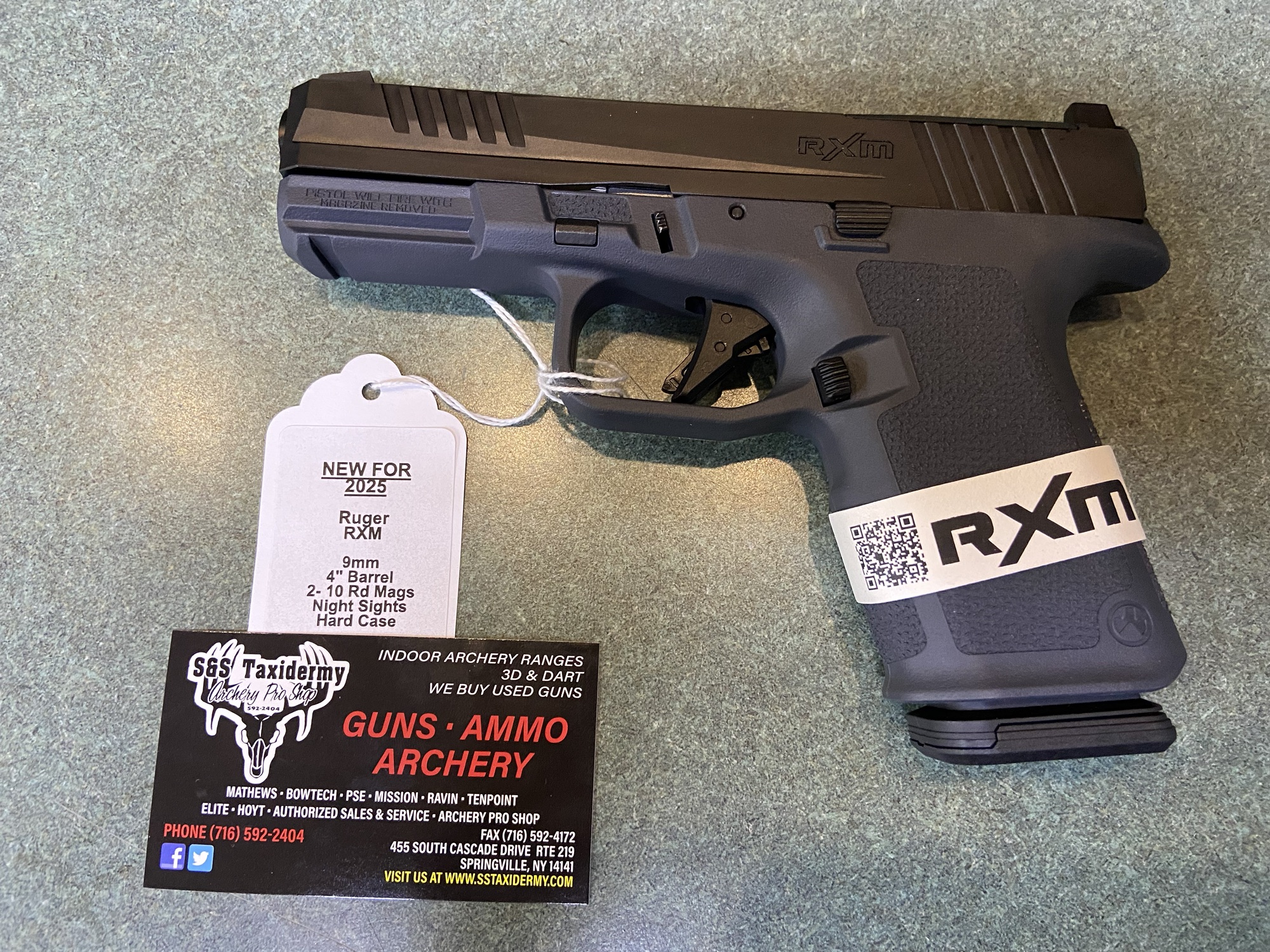 The all new 2025 RUGER RXM Pistol has arrived! – S&S Taxidermy and ...