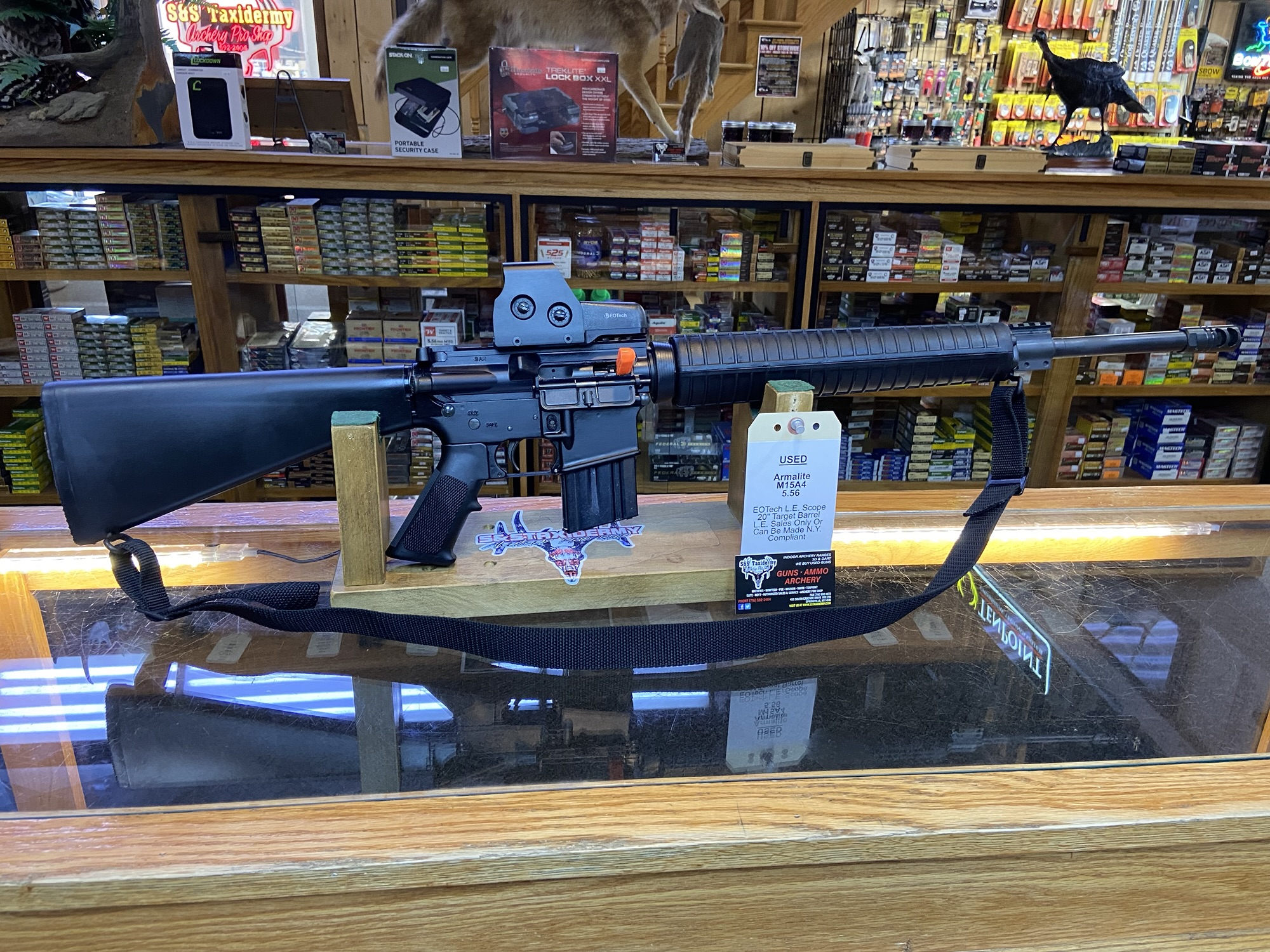 An Armalite M15 A4 with an EOTech Sight is now Available! – S&S ...