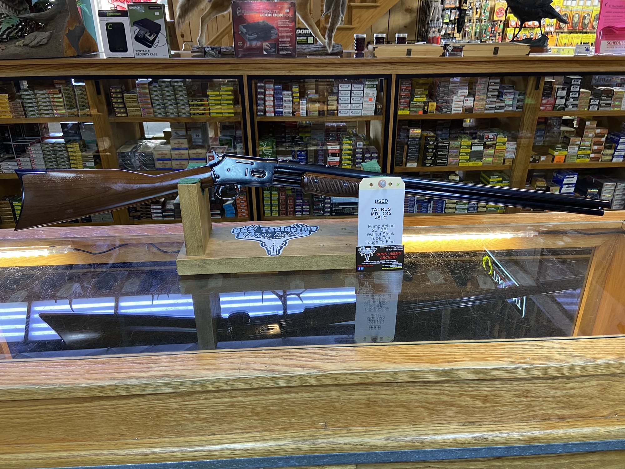 Here’s a sweet gun! A Taurus Pump 45 Colt! – S&S Taxidermy and Archery ...