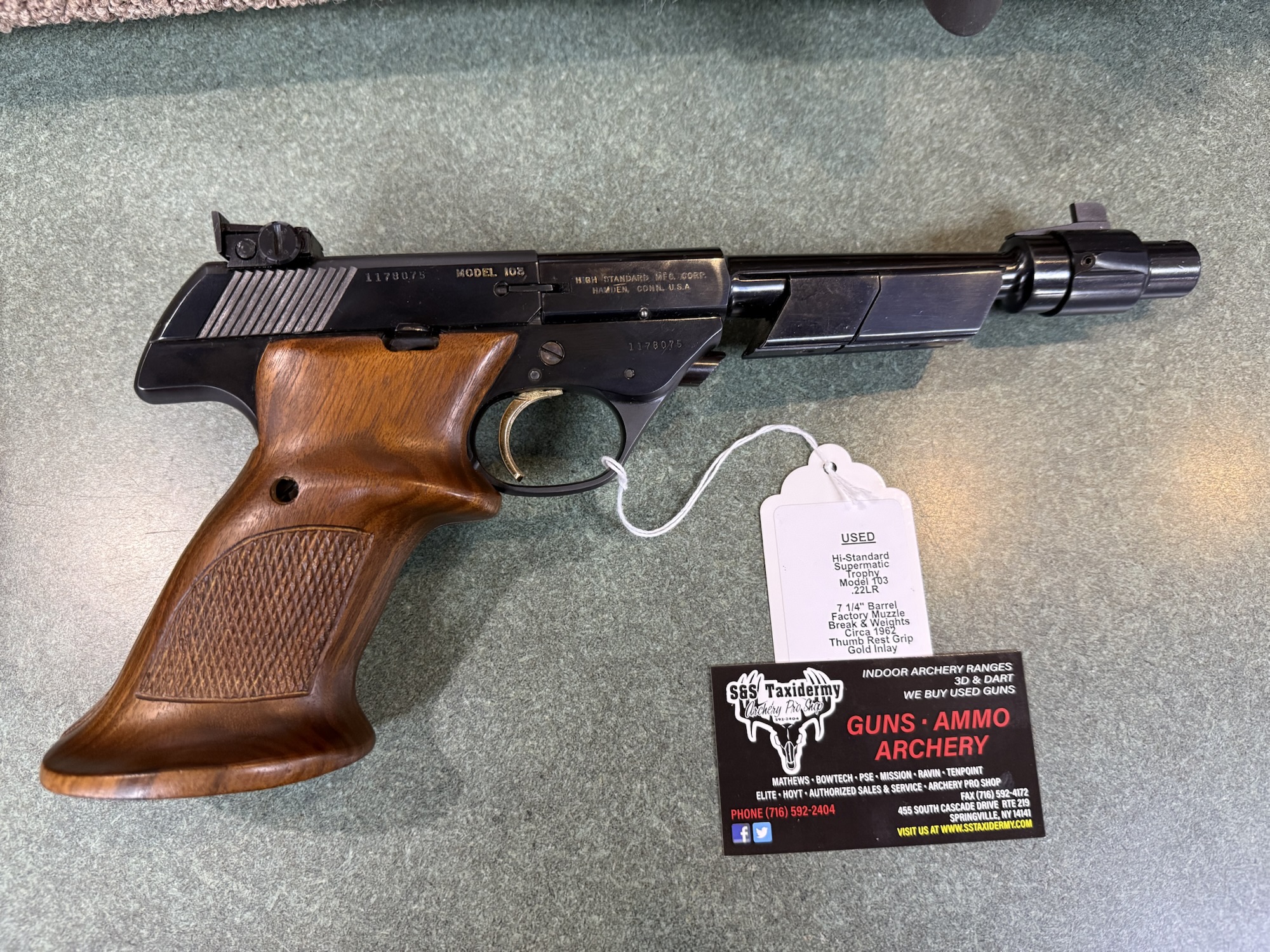 Two Hi-Standard Pistols, an H&R Flip-Up Revolver and an exclusive Smith ...