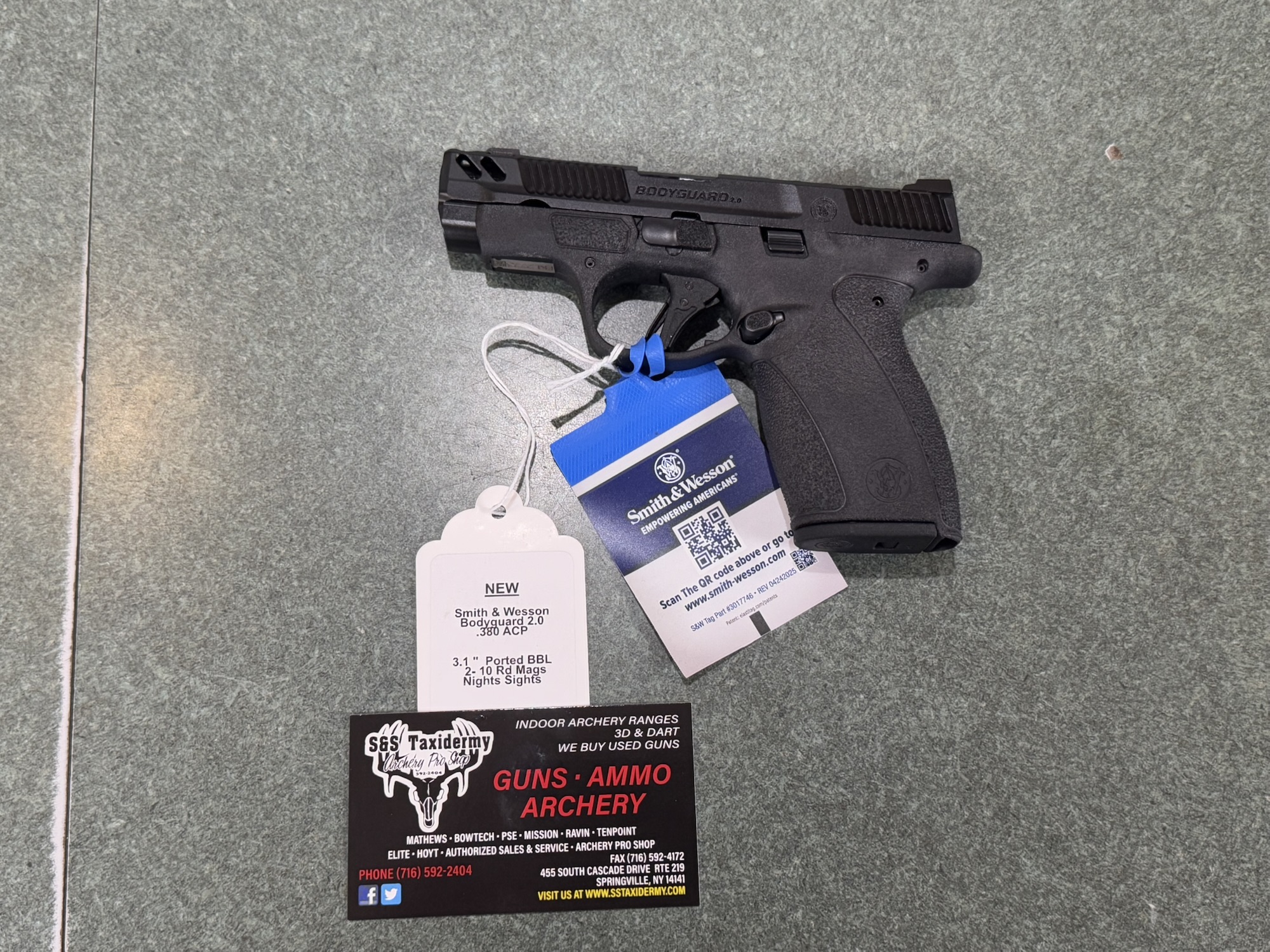 The Brand New S&W Bodyguard 2.0 Comp and three Glocks are now IN STOCK ...