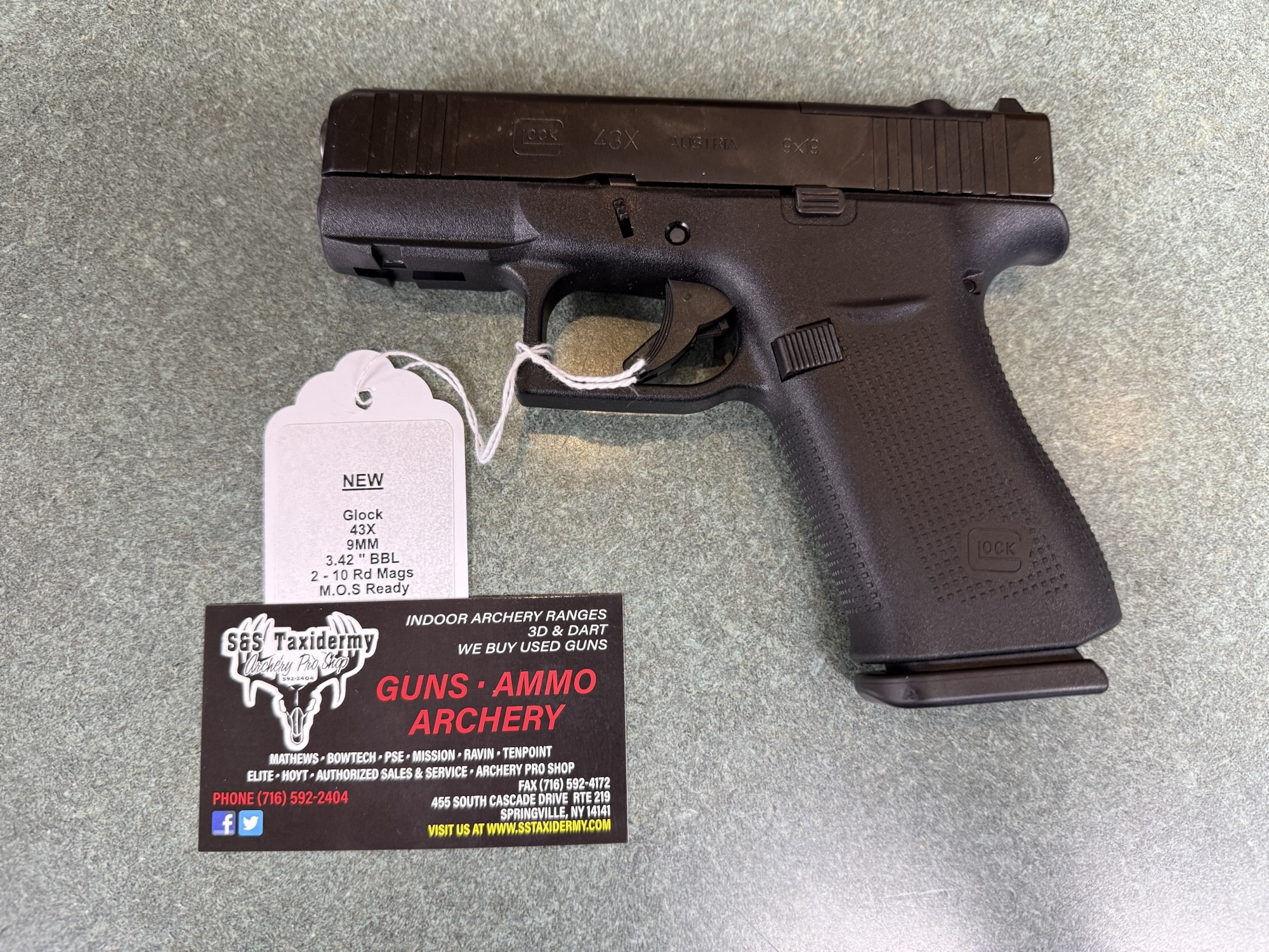 A S&W Bodyguard 2.0, Glock 43X MOS and a Ruger LCP II .22 Lr are IN ...