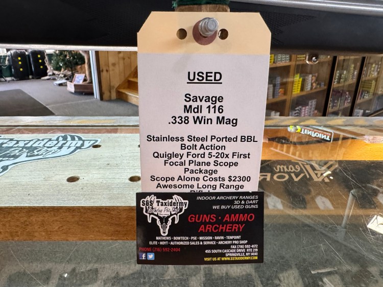 Wow! 🔥 Check out this Savage Model 116 .338 win mag with a Quigley Ford ...